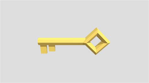 Low Poly Key Coloured 3d Model By Captaincolenew 8d50b5b Sketchfab