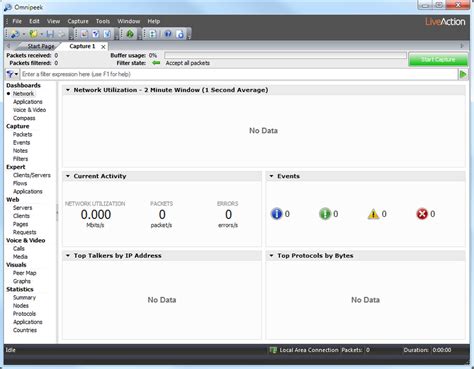 Creating An Omnipeek Capture Window Documentation