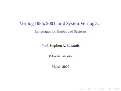 Lecture4 3ppt On Verilog Hdl Ppt