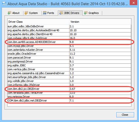DB2 ZOS JDBC Drivers Configuration