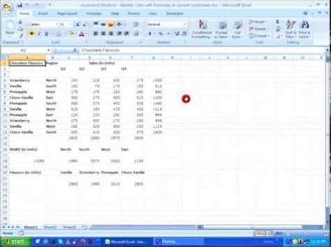 MS Excel Identify Formula Cells