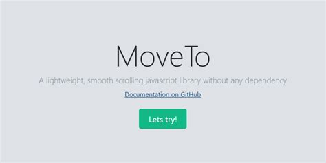 Moveto Smooth Scroll Javascript Library Bypeople