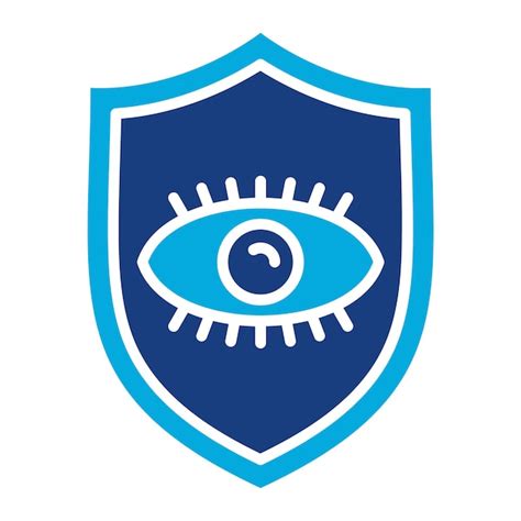 Premium Vector Security Vision Duotone Illustration