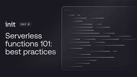 Serverless Functions 101 Best Practices Appwrite