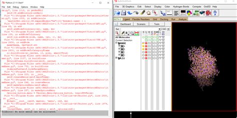 How To Avoid This Autodock Tclerror No More Menus Can Be Allocated