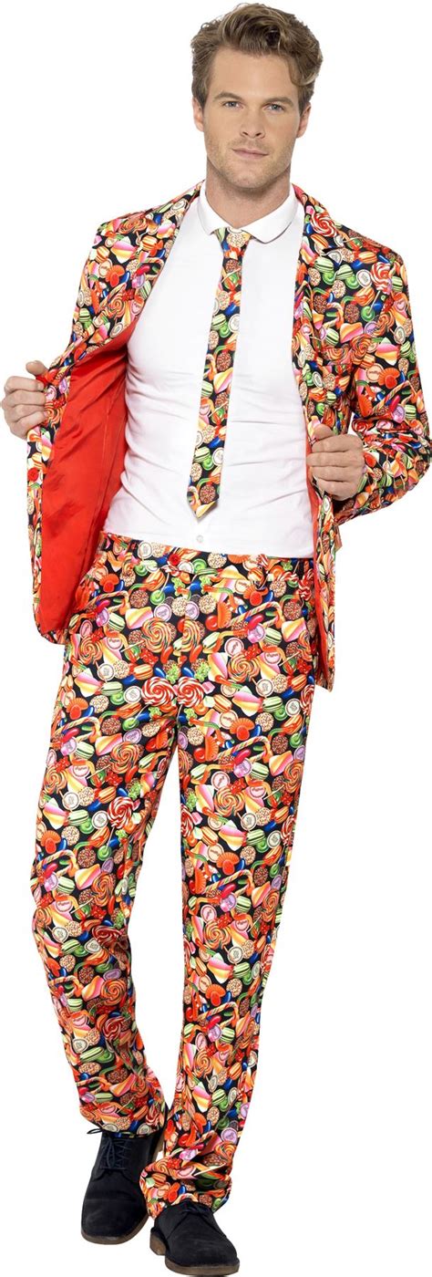 Mens Stand Out Suits Stag Do Party New Comedy Funny Fancy Dress Costume Outfit Ebay
