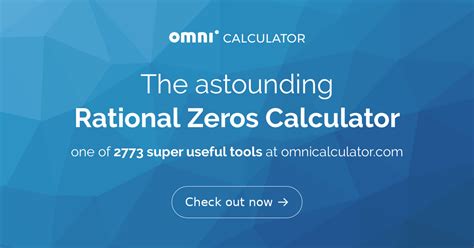 Rational Zeros Calculator Examples