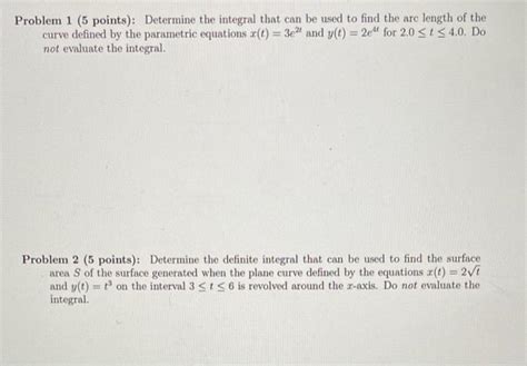 solved problem 1 5 points determine the integral that can