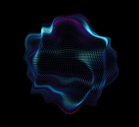 Premium Vector Abstract Colorful Mesh On Dark Background
