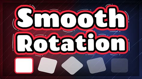 Smooth Rotation Tutorial In Unity Youtube