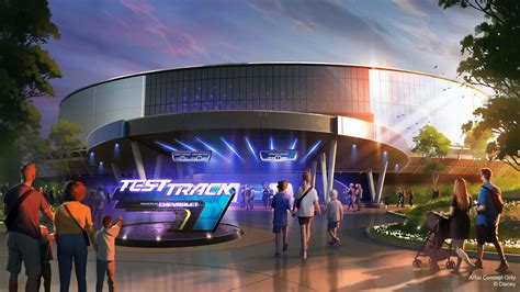 Construction Walls Installed Around Test Track With New Ride Logo As