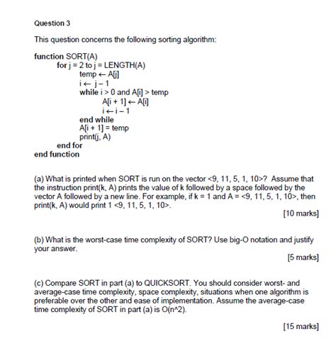 Solved Question 3 This Question Concerns The Following
