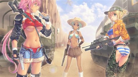 Fond Décran Anime Filles Anime Des Bandes Dessinées Ecchi