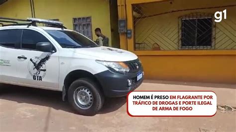 Vídeo Homem é Preso Em Flagrante Por Tráfico De Drogas E Porte Ilegal De Arma De Fogo Amapá G1
