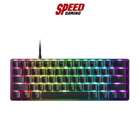 Razer Gaming Keyboard Huntsman Mini 60 Analog Optical Switches Doubleshot Pbt Keycaps Chroma