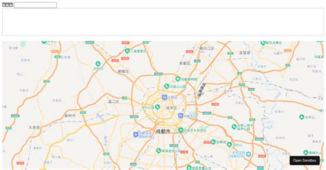 Baidu Map Search With React Codesandbox