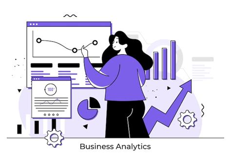Premium Vector Business Data Analytics