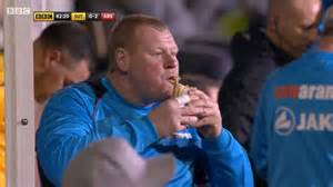 Pie Eating Ex Sutton Keeper Wayne Shaw Banned For Betting Offences Espn