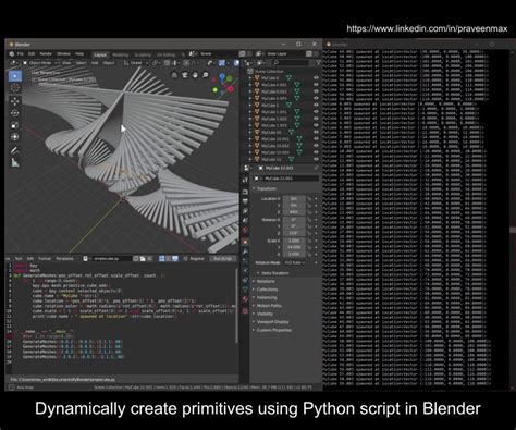 Praveen A On Linkedin Blender3d Pythonprogramming Modelingandsimulation Graphics Blenderart