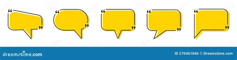 Set Quote Box Frame Texting Quote Blank Template Boxes Design Boxes Quotation Bubble Blog