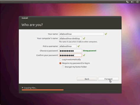 how to install ubuntu 11 04 desktop edition allaboutlinux eu