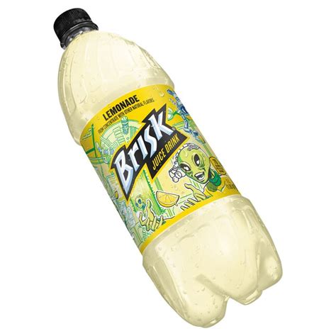 Brisk Lemonade Soft Drink Refreshing Flavor In A 1 Liter Bottle In The Soft Drinks Department