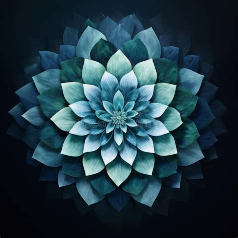 Calm In Chaos A Mandala With Intertwining Patterns That Convey A Sense Of Calmness Amidst