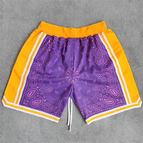 Mens Lal Printed Graphic Basketball Shorts With Zipper Pockets Jerseyone