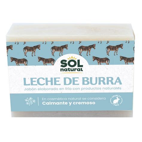 Jabón Natural De Leche De Burra
