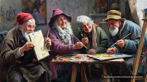 Ai创作图集体作画 高级艺术画 美术团体 欢乐油画 欣赏油画 油画班 油画艺术家 俄罗斯美术绘画 欢乐题材油画 芬兰画家 俄罗斯艺术画 成人美术班 学习油画 作品油画 帆布上作画nipic
