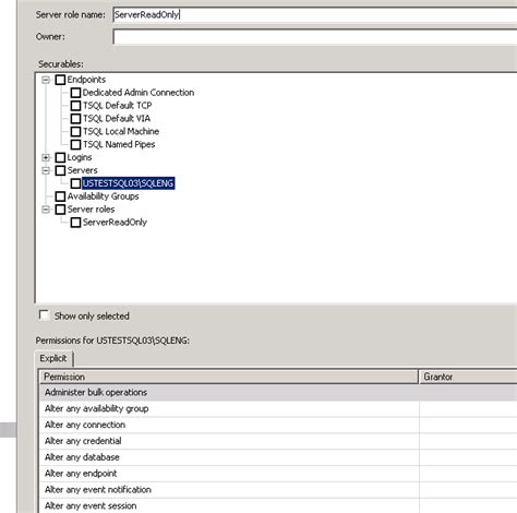 User Defined Server Role On Sql Server 2012 Database Journal