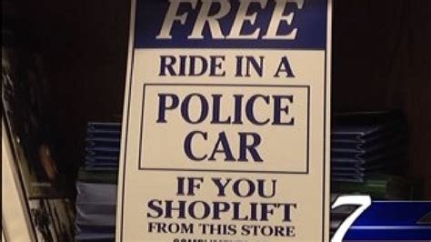 Shoplifting Signs