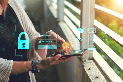 Cybersecurity Concept Global Network Security Technology Protect Personal Information