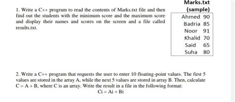 Solved 1 Write A C Program To Read The Contents Of