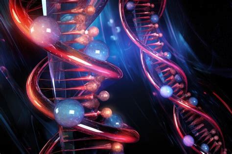 Premium Ai Image Abstract Representation Of Dna Storage Technology