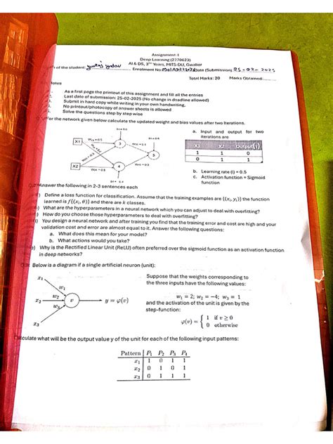 Deep Learning Assignment 1 Yuvraj Yadav Pdf