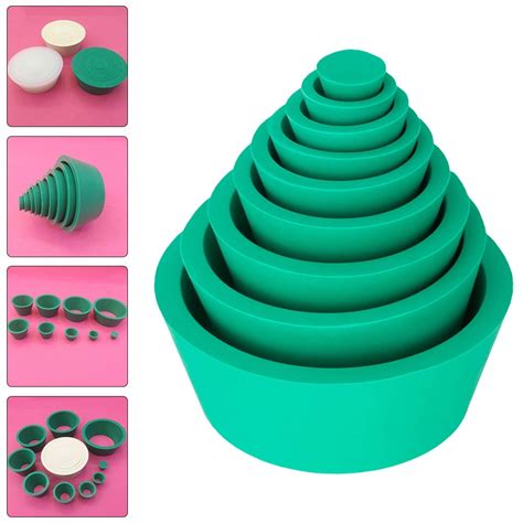 Ounona 9pcs Filtration Adapter Funnel Tapered Filter Adapter Cone Filtration Assemblies