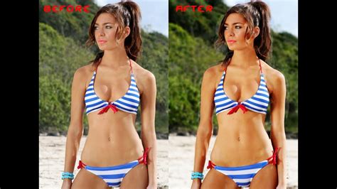 Photoshop Tutorial Professional Photo Retouching Bikini Model My XXX Hot Girl