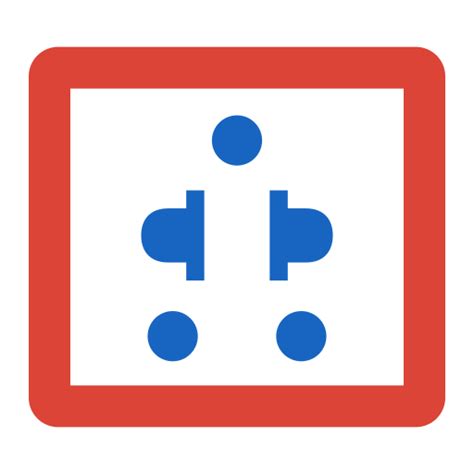 Power Socket Generic Color Fill Icon