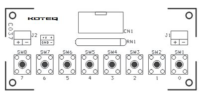 8 Tactile Switch Input Board Pcb Layout Electronics Lab