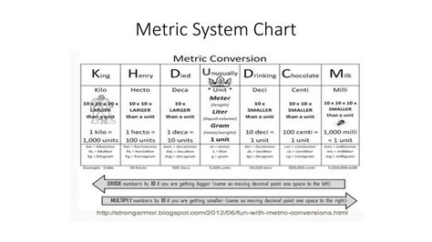 International Metric System Chart A Visual Reference Of Charts Chart