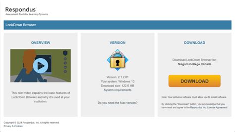 LockDown Browser Installation Instructions Information Technology Services ITS Niagara