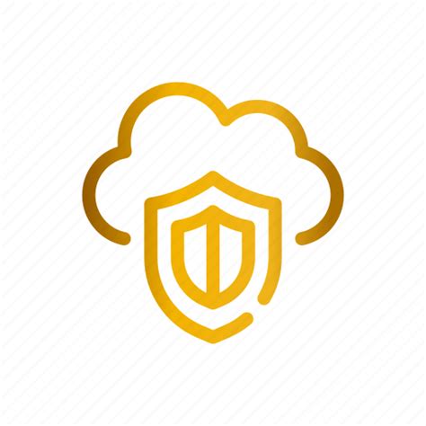 Cloud Hosting Server Security Shield Icon Download On Iconfinder