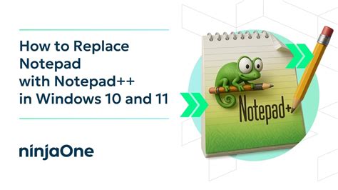 How To Replace Notepad With Notepad In Windows 10 And 11 It Video