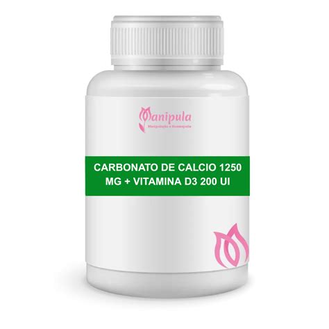Carbonato De Cálcio Vitamina D3 Saúde Óssea E Imunidade