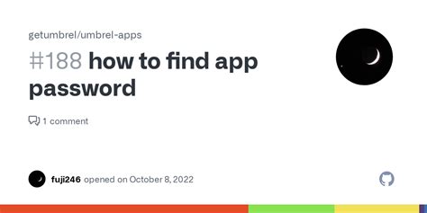 How To Find App Password Issue Getumbrel Umbrel Apps GitHub