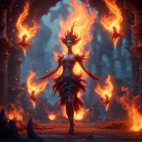 The Fire Elemental Ai Generated Artwork Nightcafe Creator