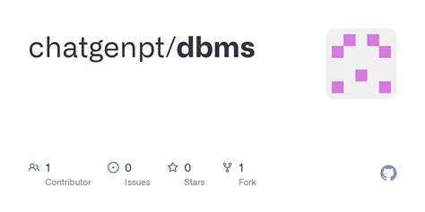 Github Chatgenptdbms