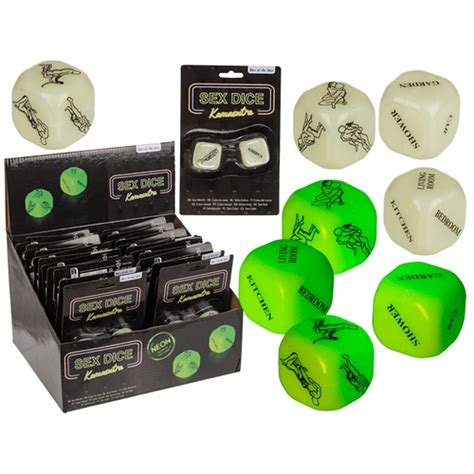 Неоновые кубики Sex Dice для эротической игры в пары с позициями Камасутры и локациями Id