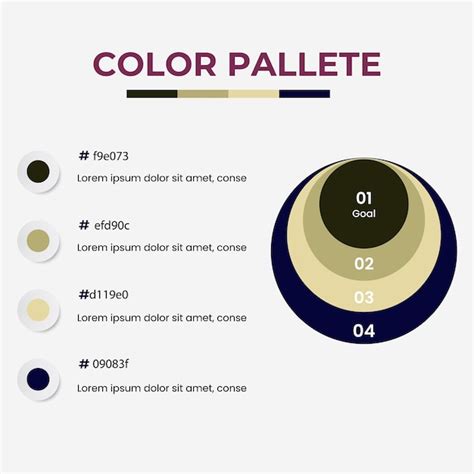 세트 터 컬러 패 플 Rgb Hex에서 다양한 색상의 조합 프리미엄 벡터